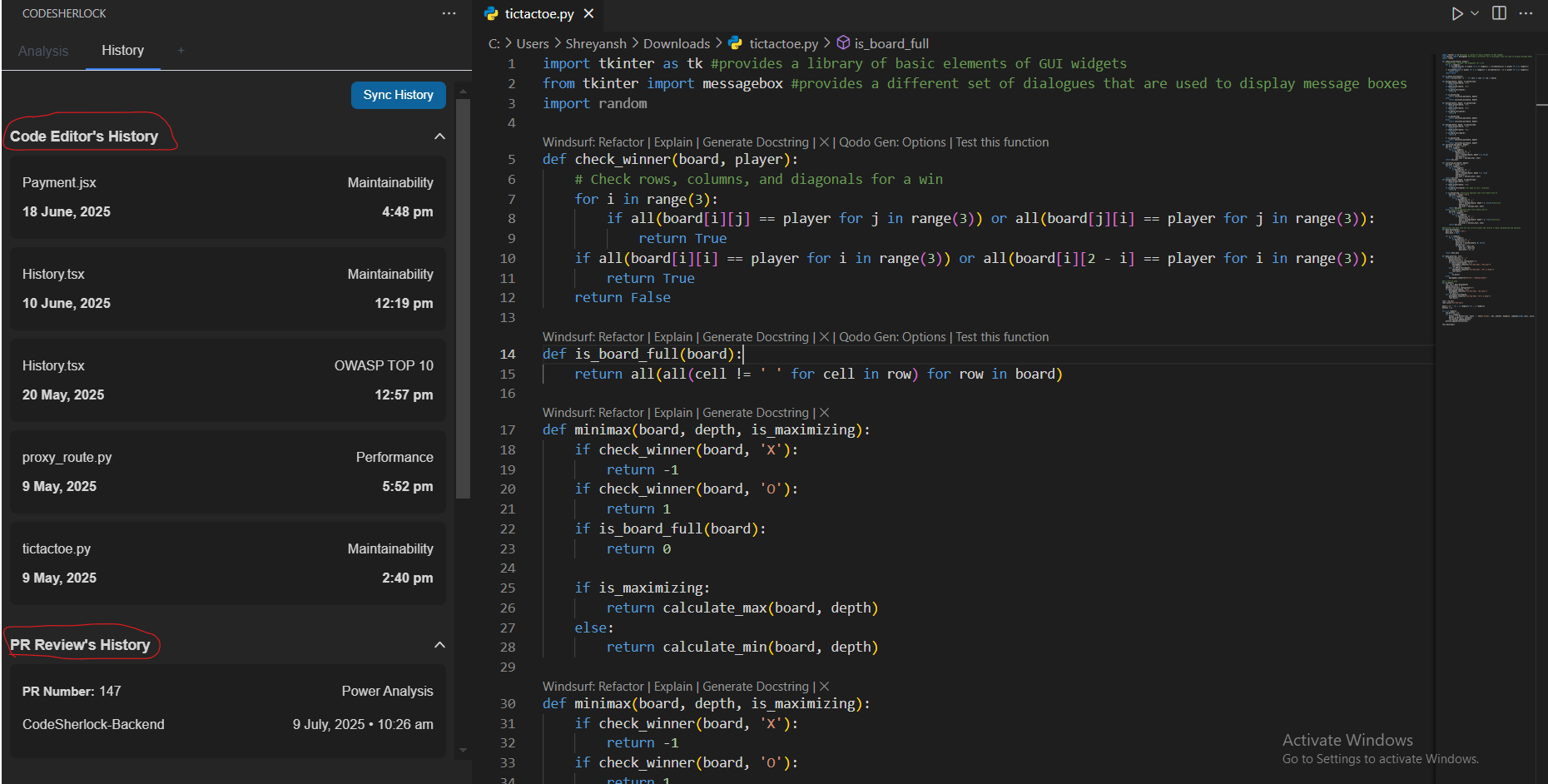 CodeSherlock.AI - AI-Powered Code Analysis
