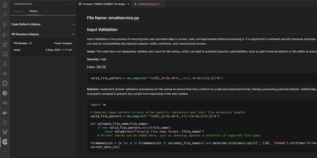 CodeSherlock.AI - AI-Powered Code Analysis
