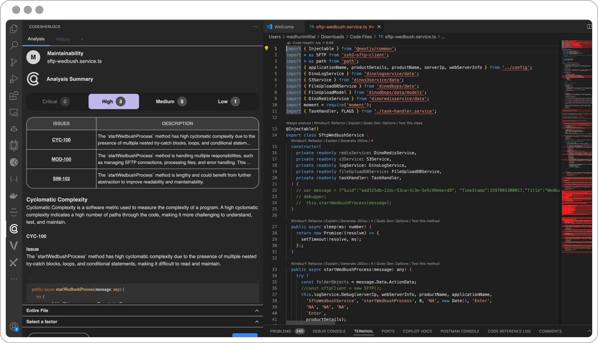 CodeSherlock.AI - AI-Powered Code Analysis